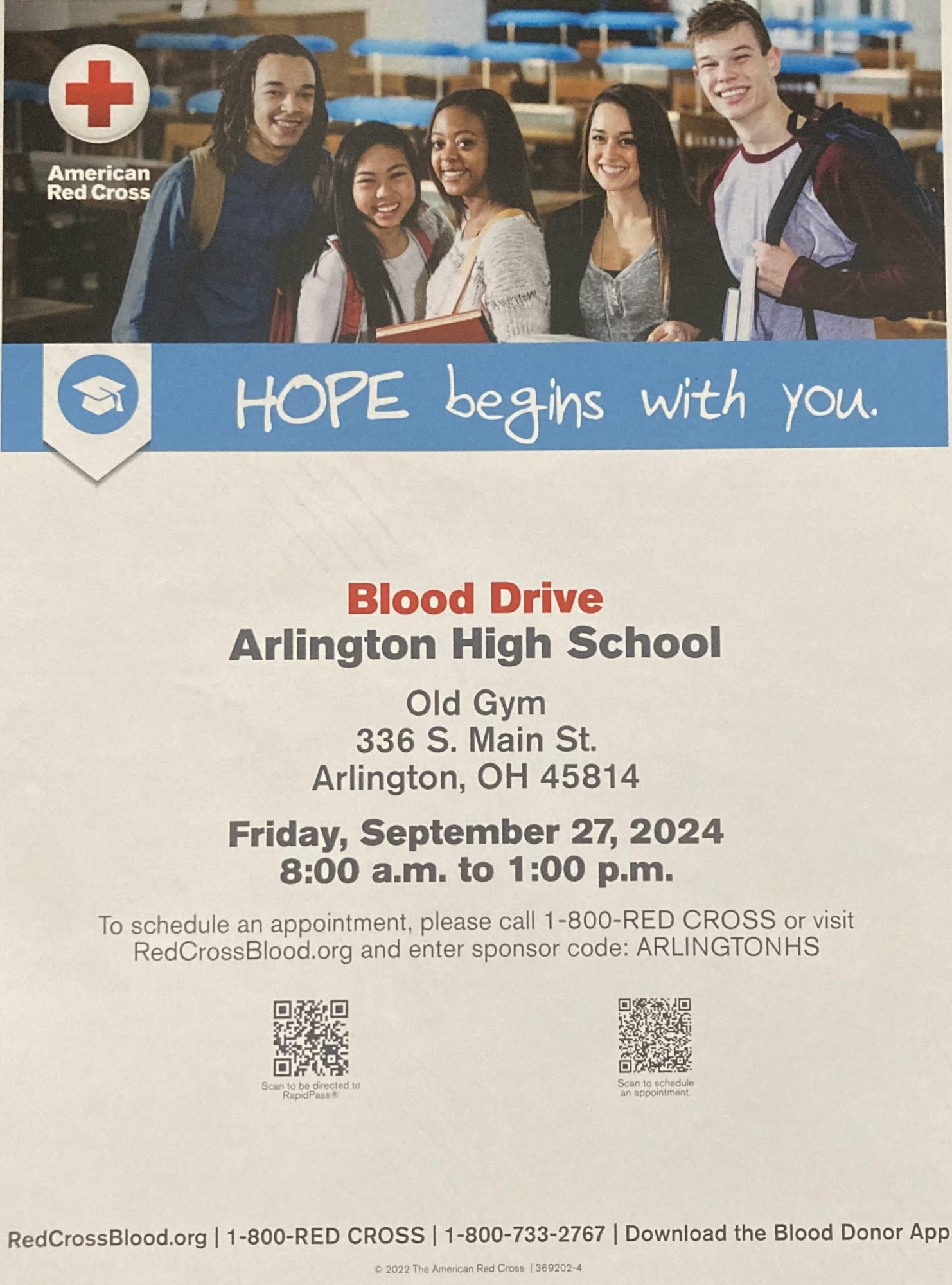 Blood Drive - Arlington Local Schools