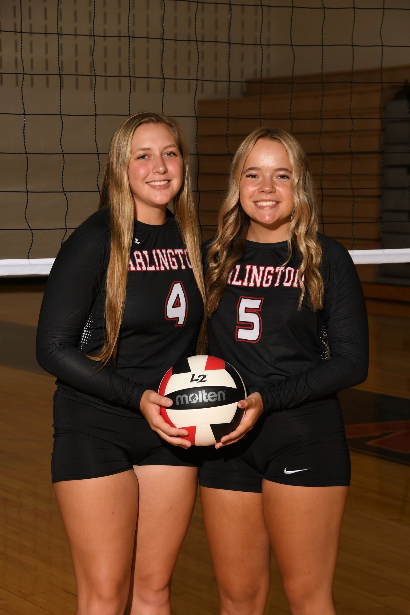 Volleyball Seniors Adria and Madi! - Arlington Local Schools