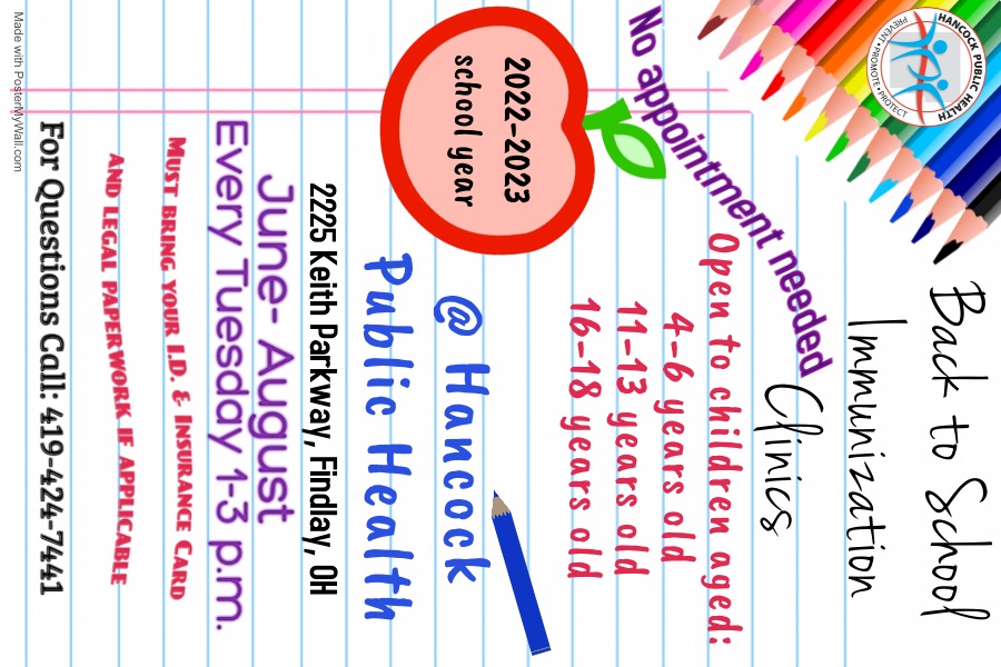 Back to School Immunization Clinics - Arlington Local Schools Back to School Immunization Clinics - Arlington Local Schools